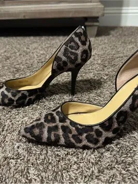 MICHAEL Michael Kors | Shoes | Michael Michael Kors Dorsay Leopard ...